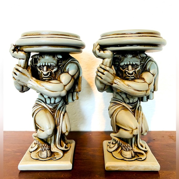 Disney | Accents | Disney Minotaur Gargoyle Candle Holder Beauty And ...